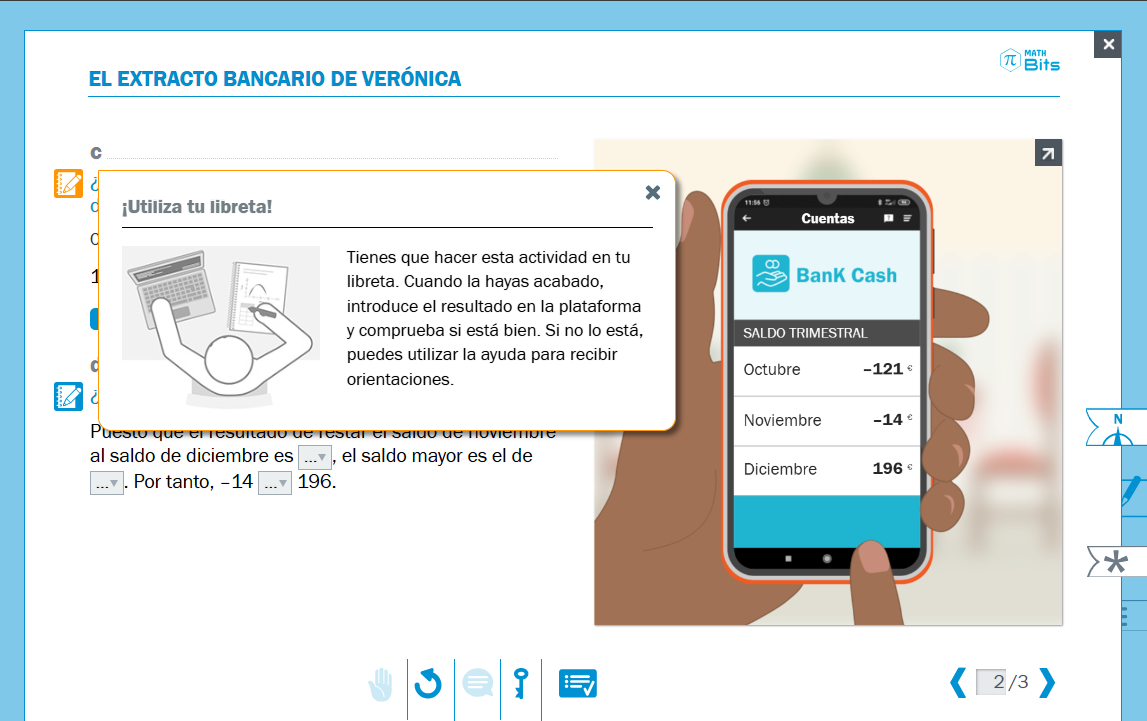 Herramientas complementarias a la plataforma digital - Math Bits